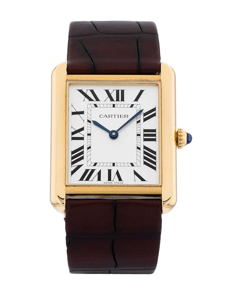 Cartier watch tank solo store